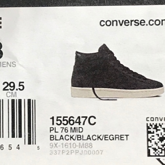 Converse | Shoes | Converse Pl 76 Pro Black Black Egret Shoes | Poshmark
